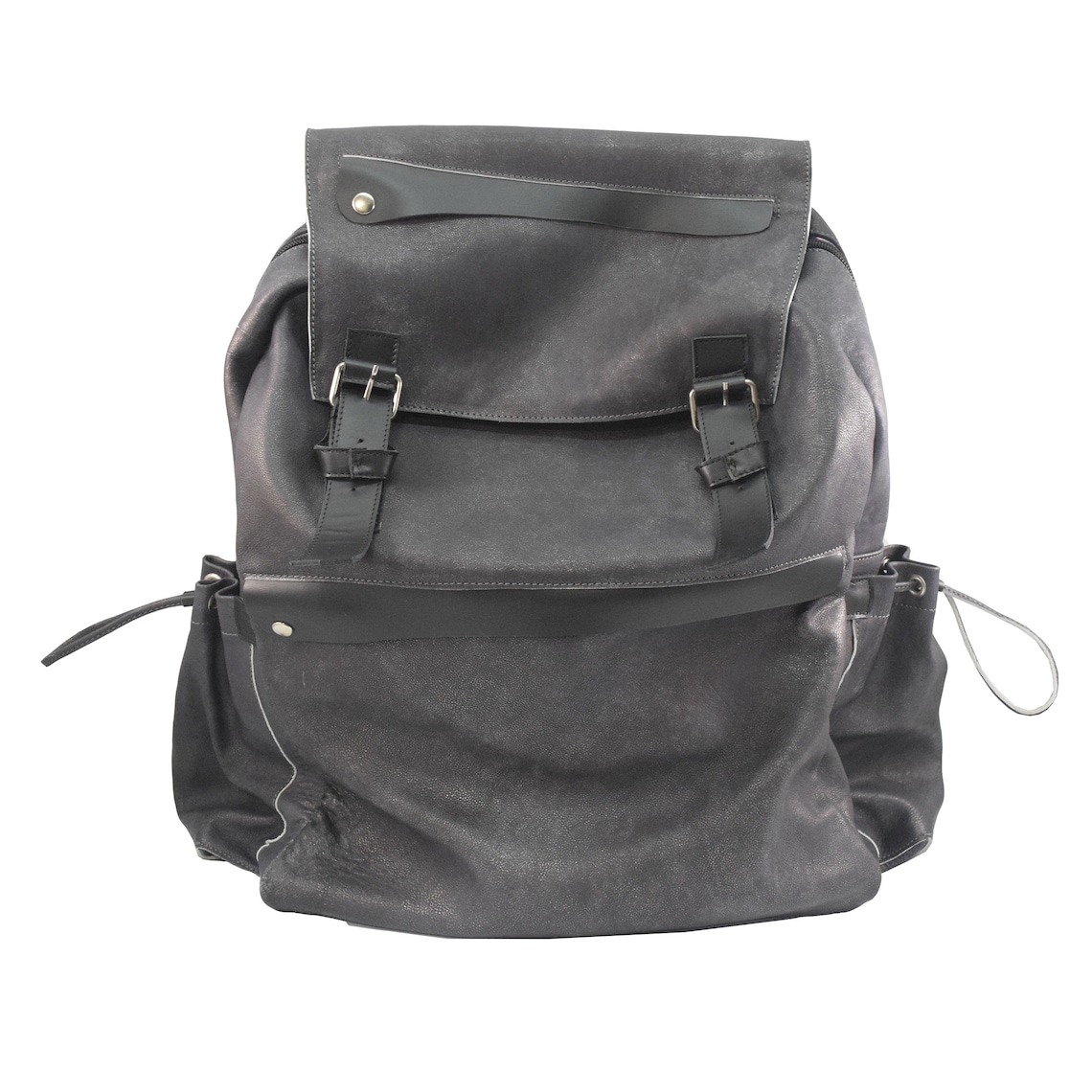 Extra Large Travel Leather Backpack For Men And Women Etsy