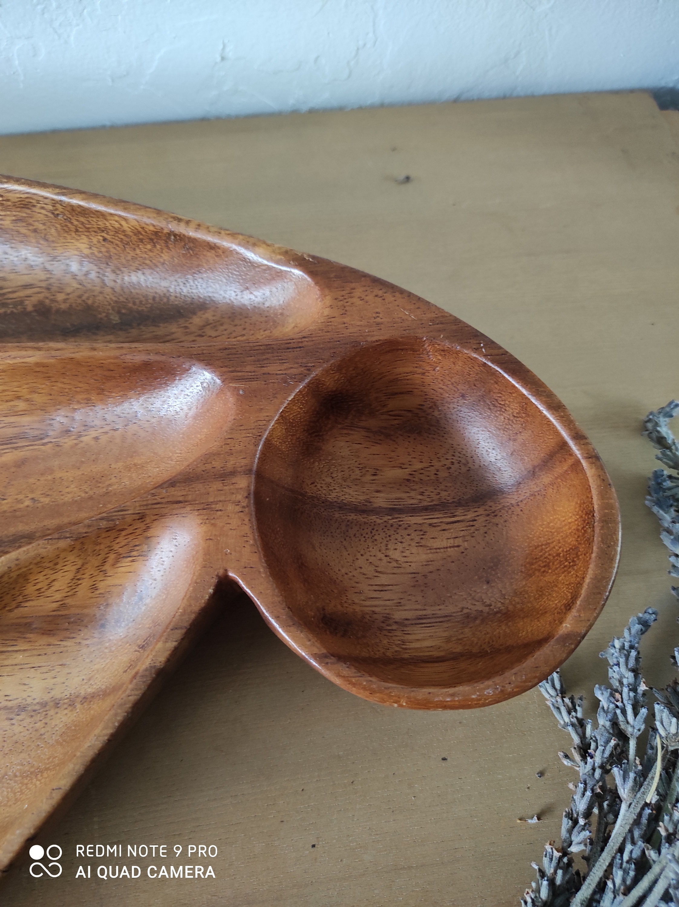 Vintage Hawaiian Monkey Pod Tray - Etsy