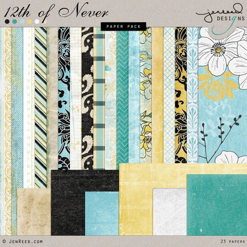 Vintage Heritage DIGITAL Scrapbook Papers - Genealogy Scrapbook ...
