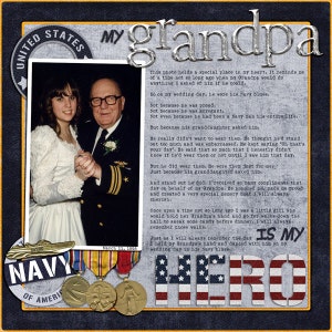 Navy Digital Scrapbook, Naval Theme Paper, Military Scrapbook, Navy ...