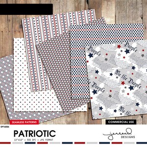 Stars and Stripes || Patriotic Digital Paper || Stars & Stripes Digital ...