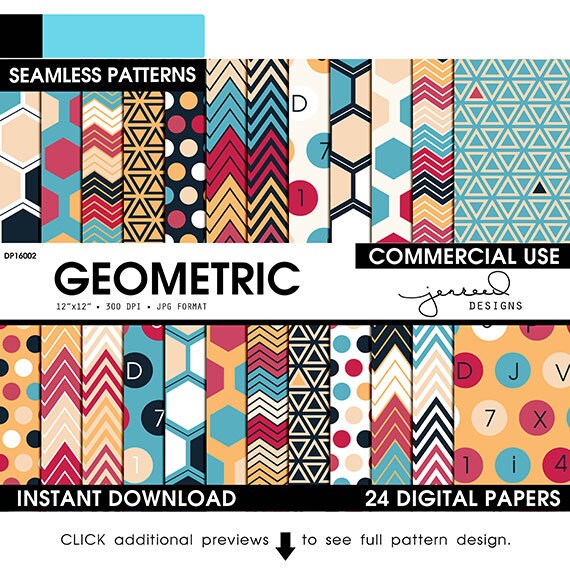 Seamless Digital Paper || Patterned Paper Pack || Paper Patterns ...