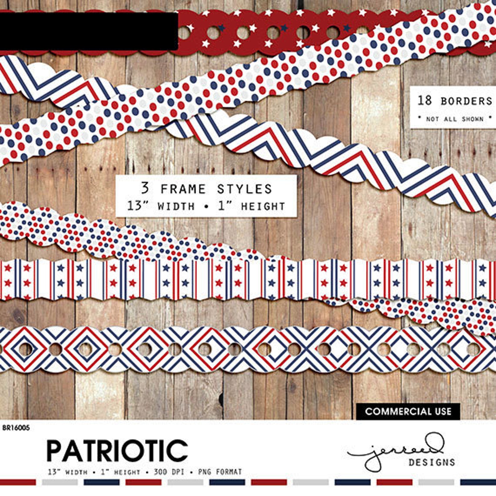 Fourth of July Clip Art Borders Patriotic Clipart Border July 4th ...