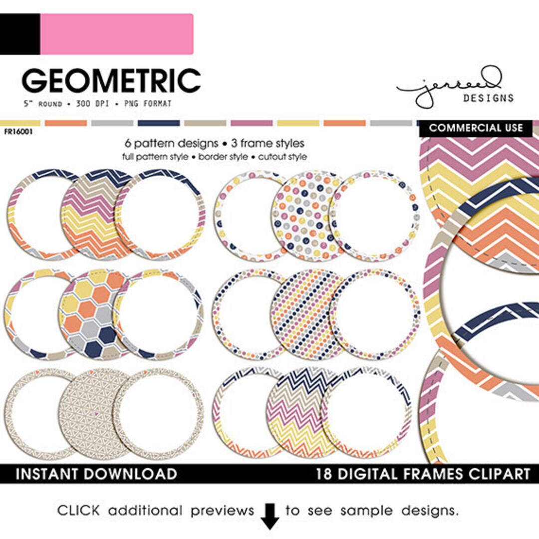 Frame Clipart || Clip Art Borders || Printable Frame Labels ...