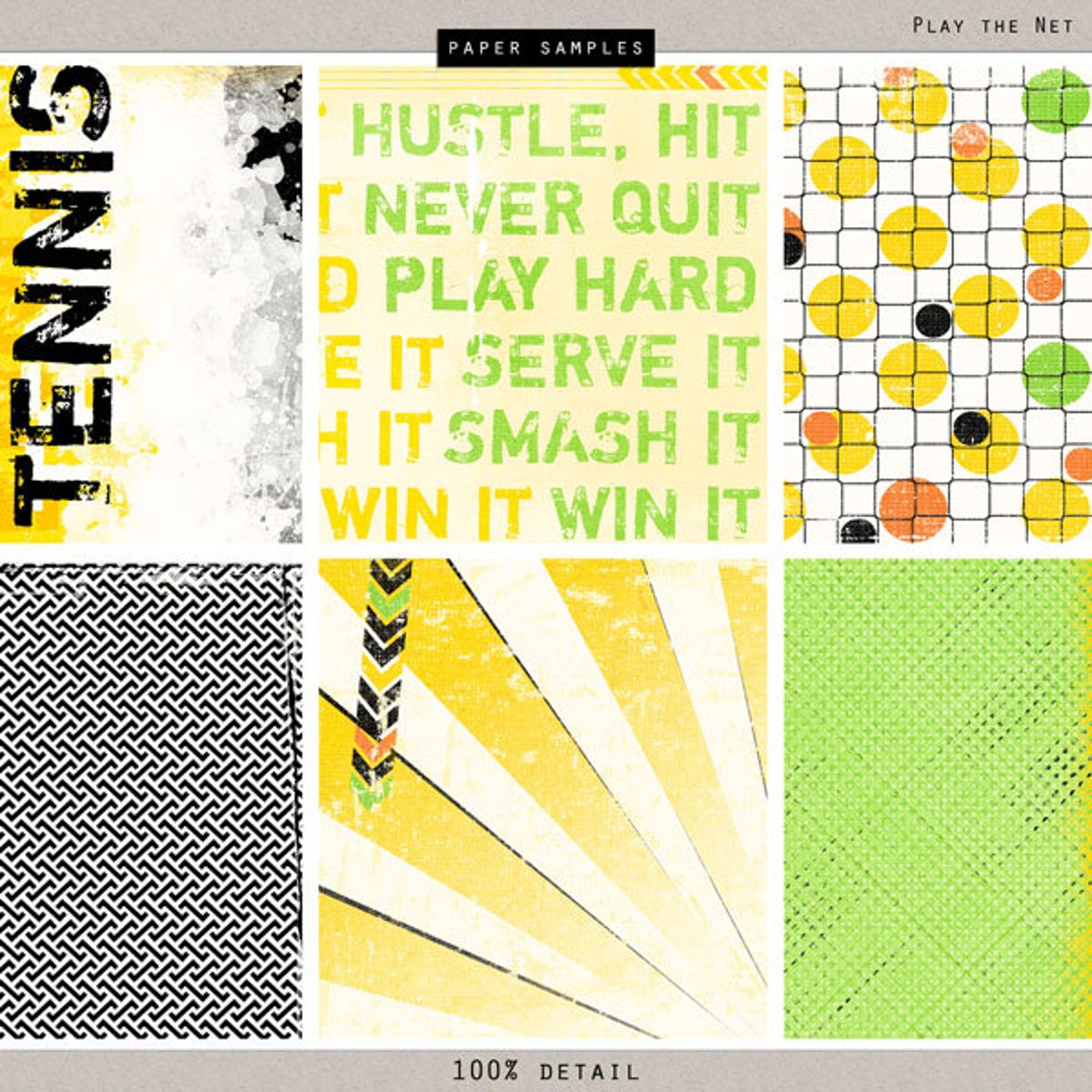 TENNIS Scrapbook Kit Tennis Paper Tennis Theme Tennis - Etsy Australia