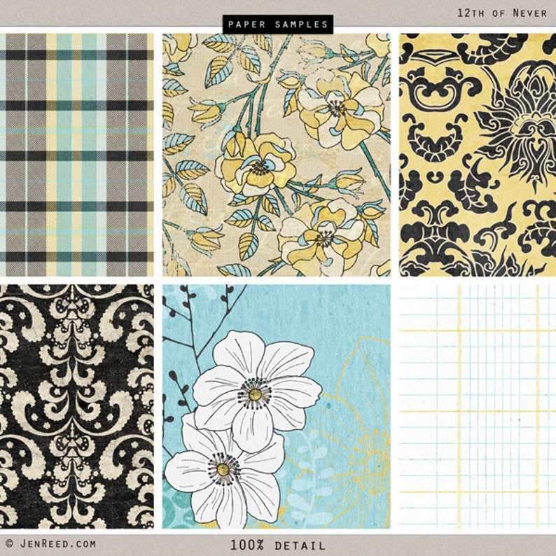 Vintage Heritage DIGITAL Scrapbook Papers - Genealogy Scrapbook ...