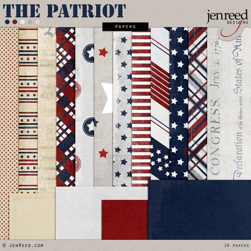 USA Patriotic Digital Paper 4th of July Scrapbook Paper - Etsy