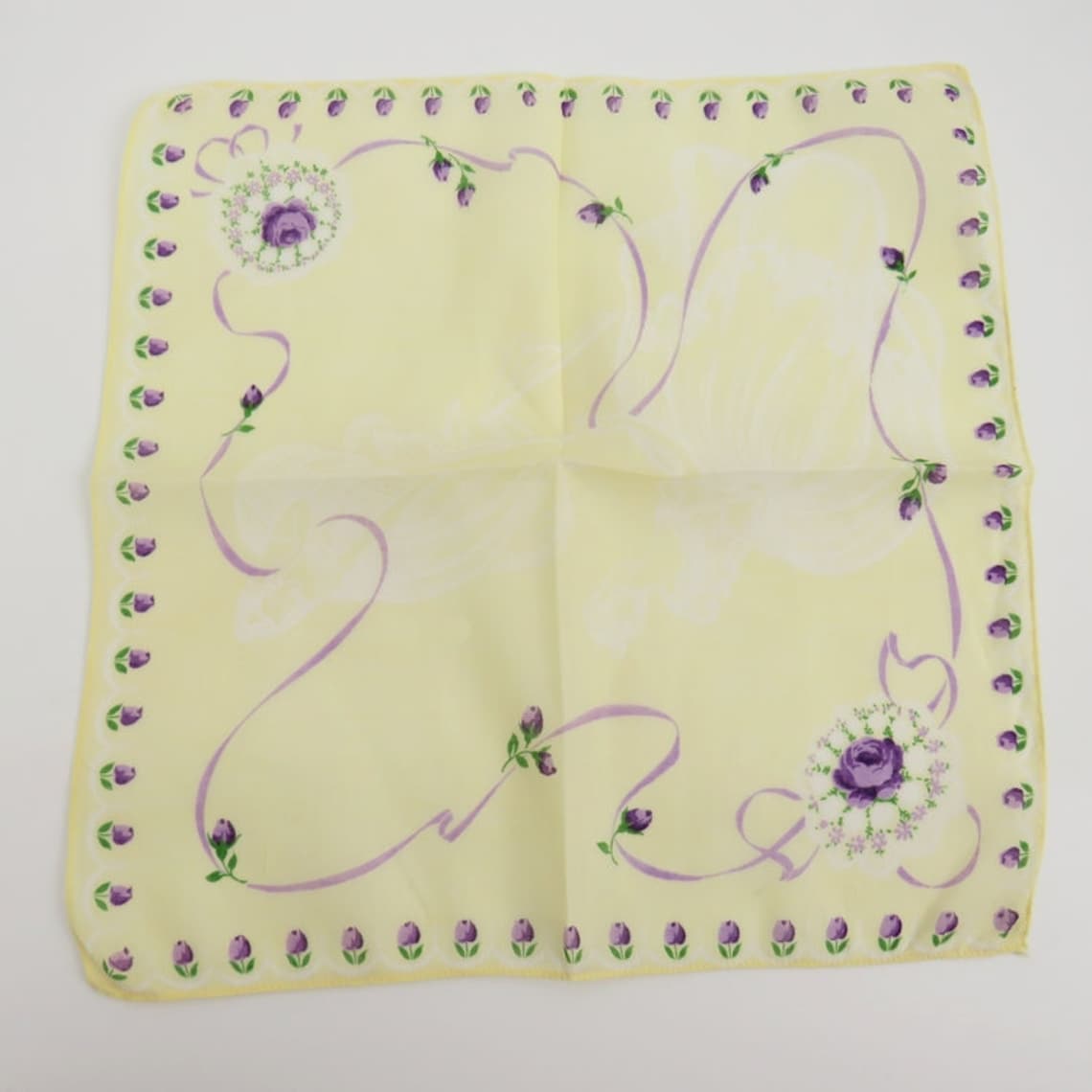 Vintage Pure Linen Hankies Printed Cotton Yellow - Etsy