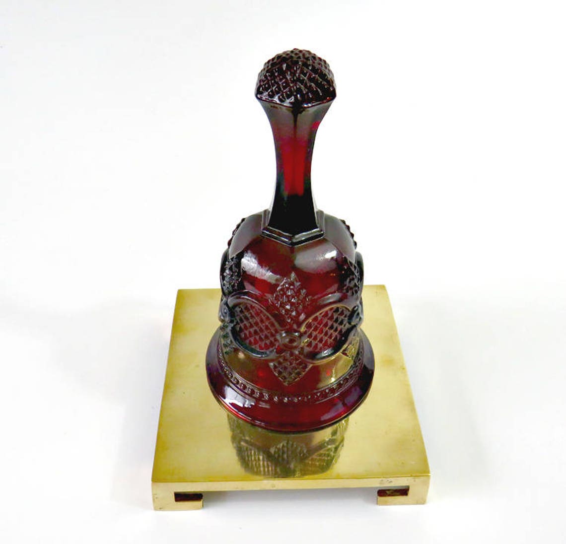 Vintage Ruby Red Glass Bell by 1876 Cape Cod Avon Collection - Etsy