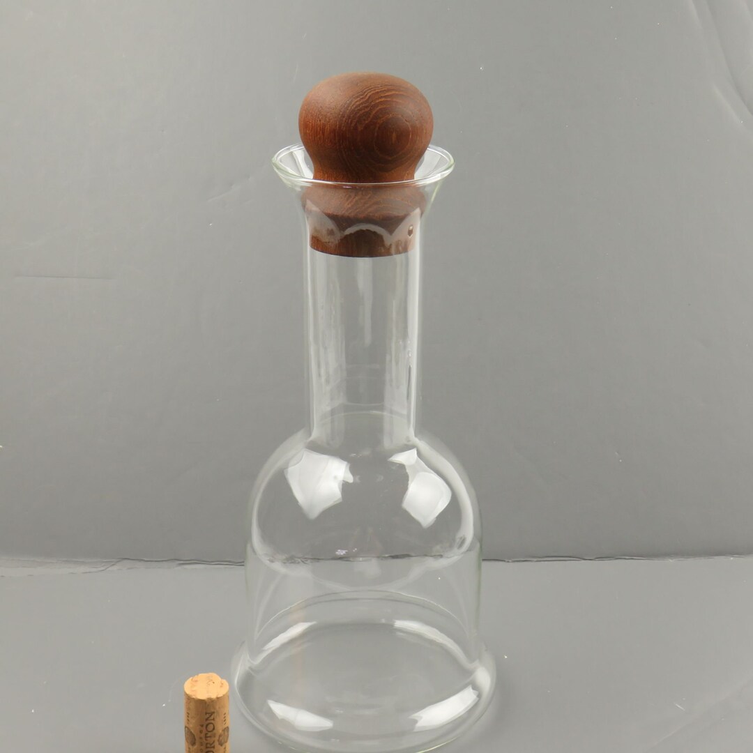 Vintage MCM 1960s Dansk International Designs Clear Carafe Pitcher W ...