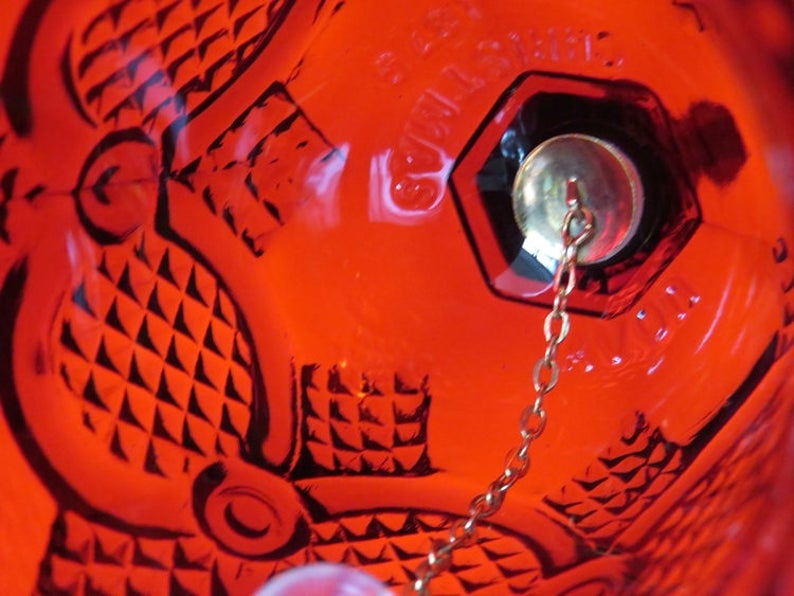 Vintage Ruby Red Glass Bell by 1876 Cape Cod Avon Collection - Etsy