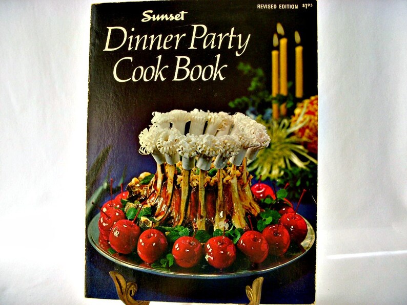 Vintage Sunset Recipe Book Dinner Party Cook Book Retro - Etsy