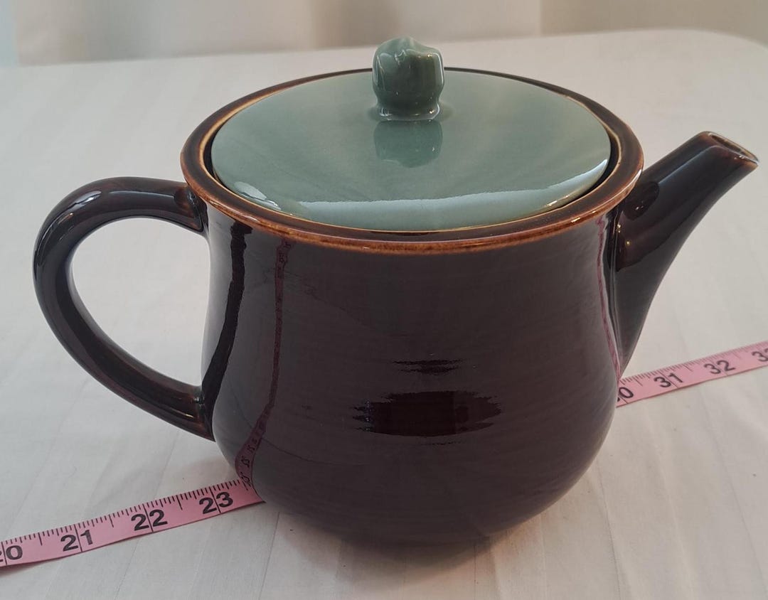 Vintage 1950s Era Village Green Red Wing Teapot 6-3/4 Tall Red Wing USA ...