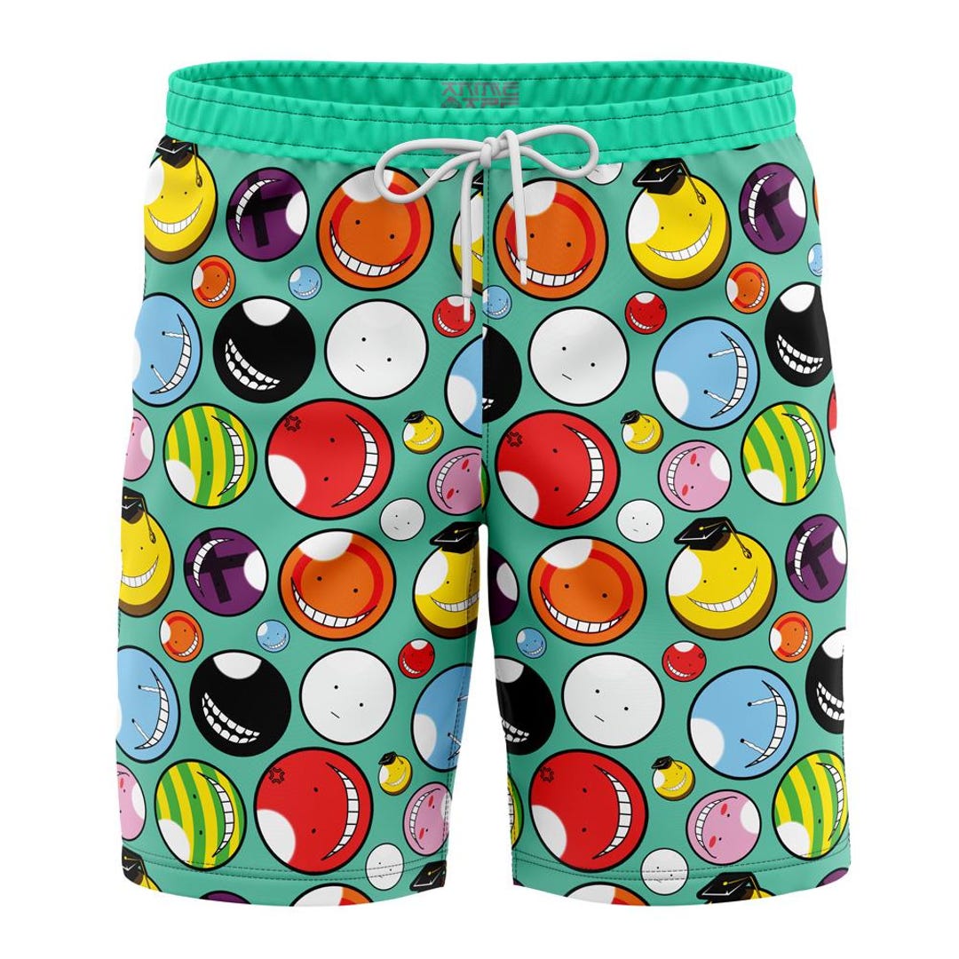 Koro-sensei Expressions Assassination Classroom Board Shorts Swim ...