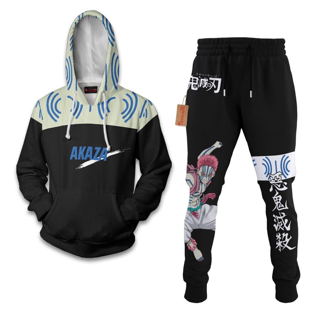 Akaza Hoodie and Jogger Set Anime Clothes - Etsy