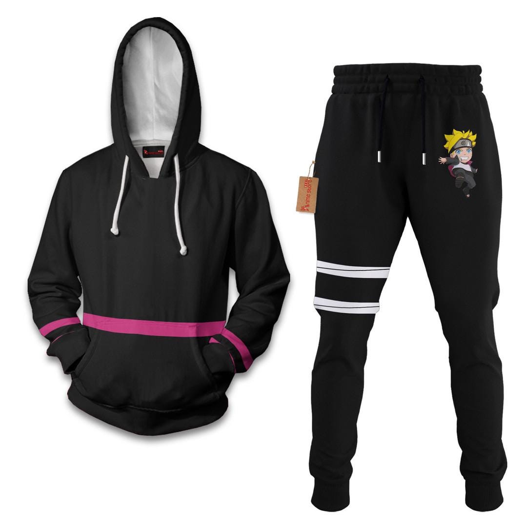 Boruto Jacket Boruto Hoodie and Jogger Set Anime Clothes - Etsy