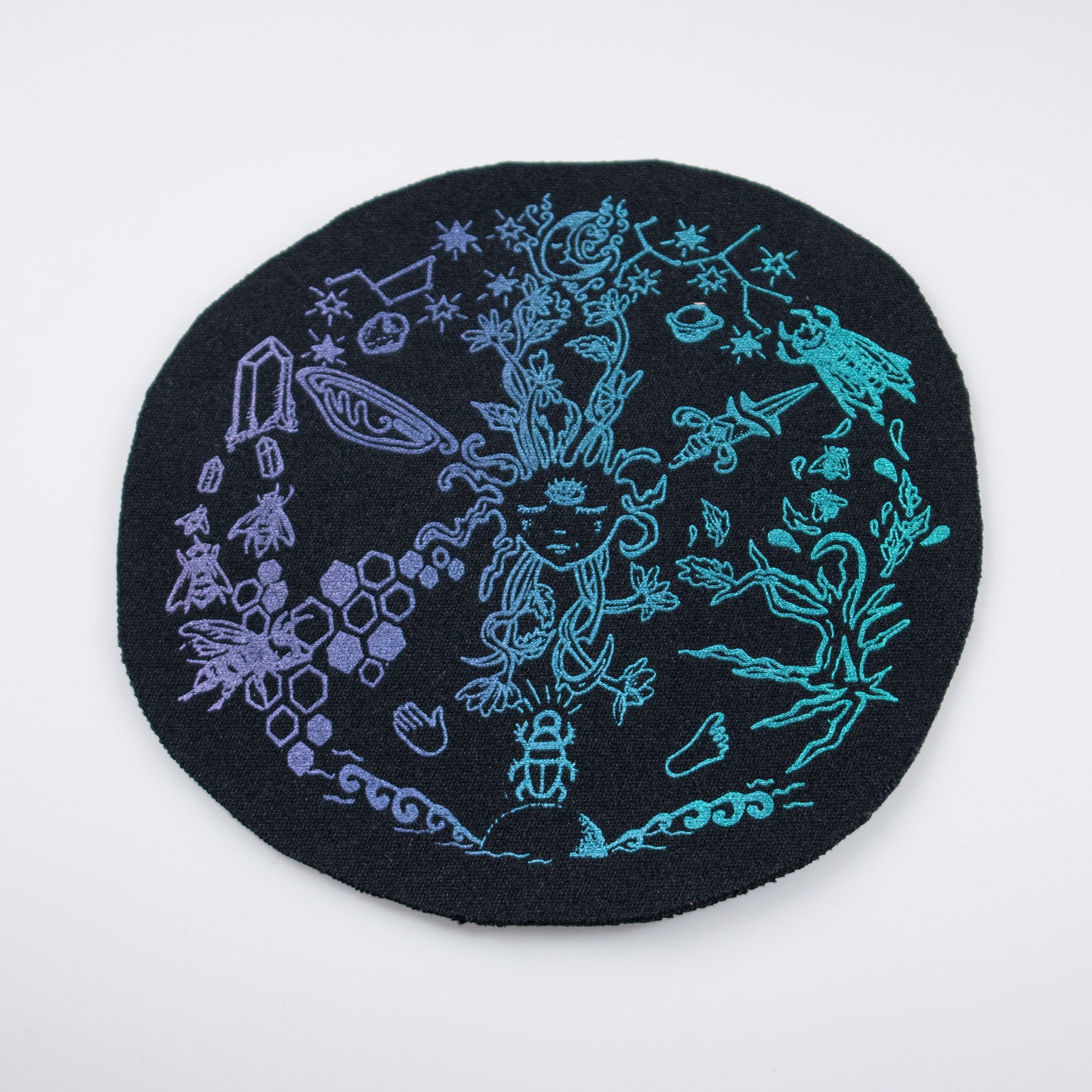 Goddess Silkscreened Patch, Silkscreen Patch, Patches for Jackets ...