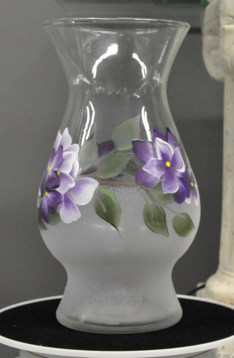 Choice of Hand Painted Floral Vase - Etsy