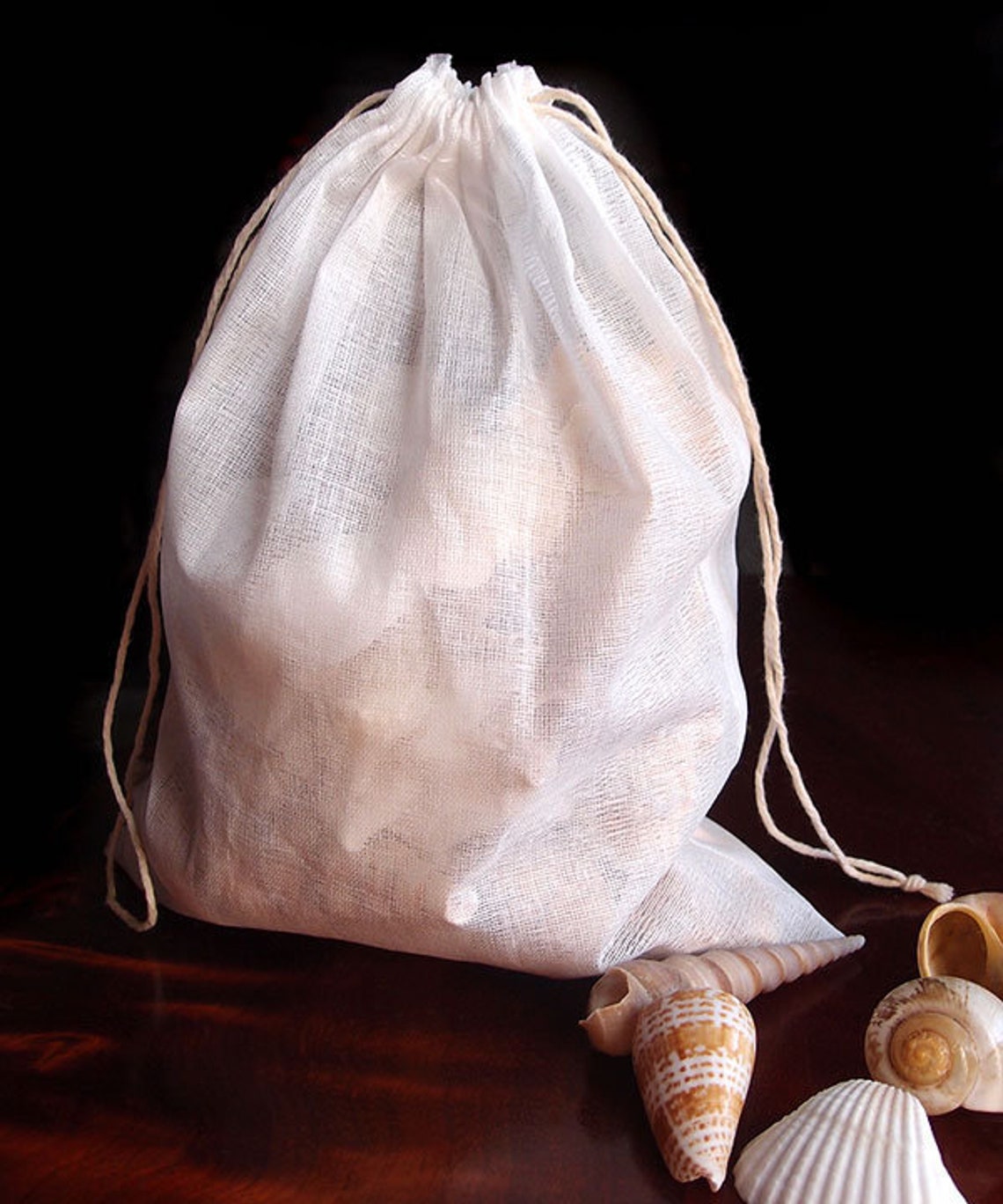8 X 10 Cheesecloth Bags With Cotton Drawstring 12 Pack - Etsy