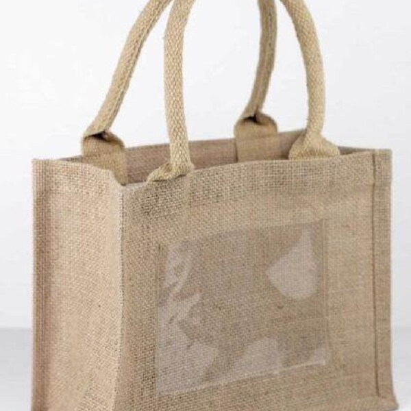 Jute Tote Bag - Etsy