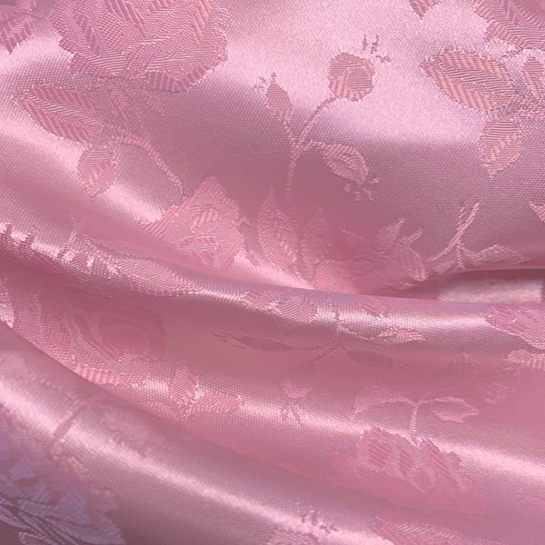 Satin Brocade Fabric Etsy