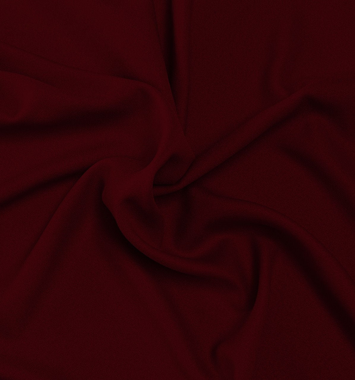 Burgundy Crepe Fabric 60 By The Yard | Etsy