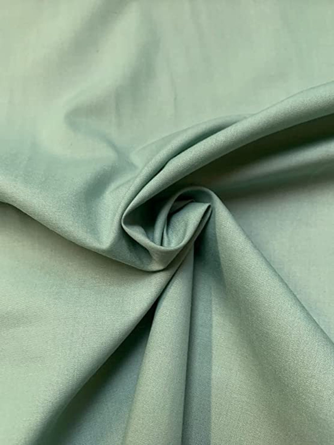 58/60" Sage Broadcloth Fabric Cotton/polyester Blend - by the Yard - Etsy