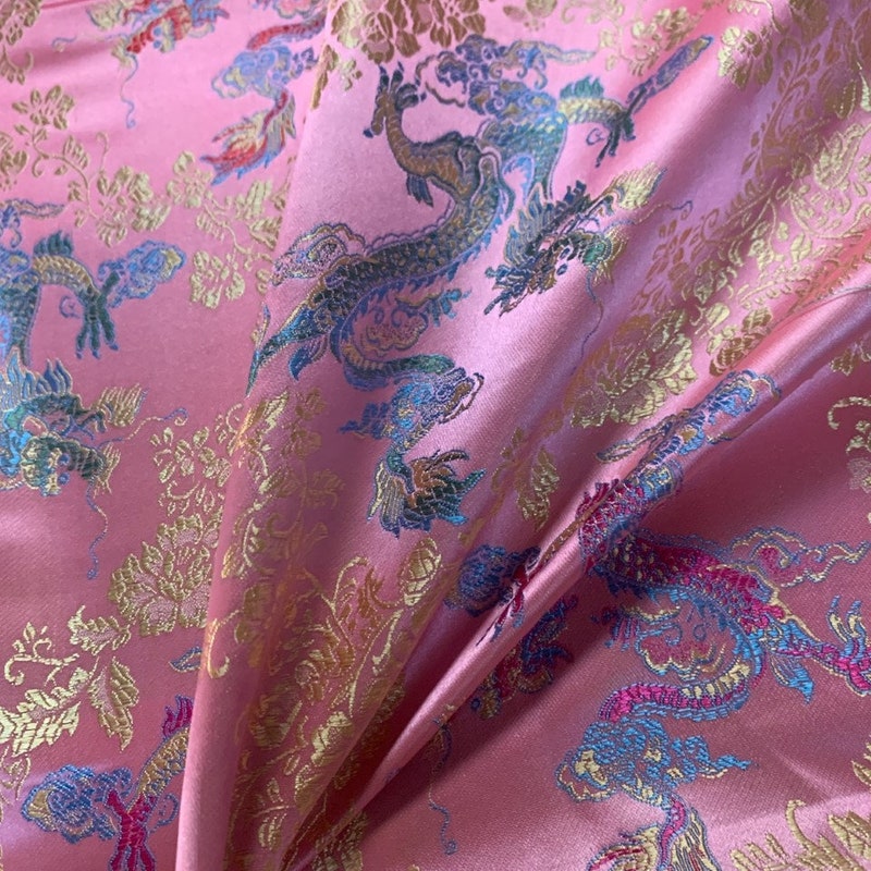 Chinese Silk Fabric - Etsy