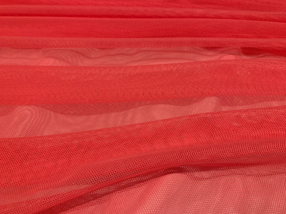 60 Hot Pink Power Mesh Fabric by the Yard 80 Poly 20 | Etsy