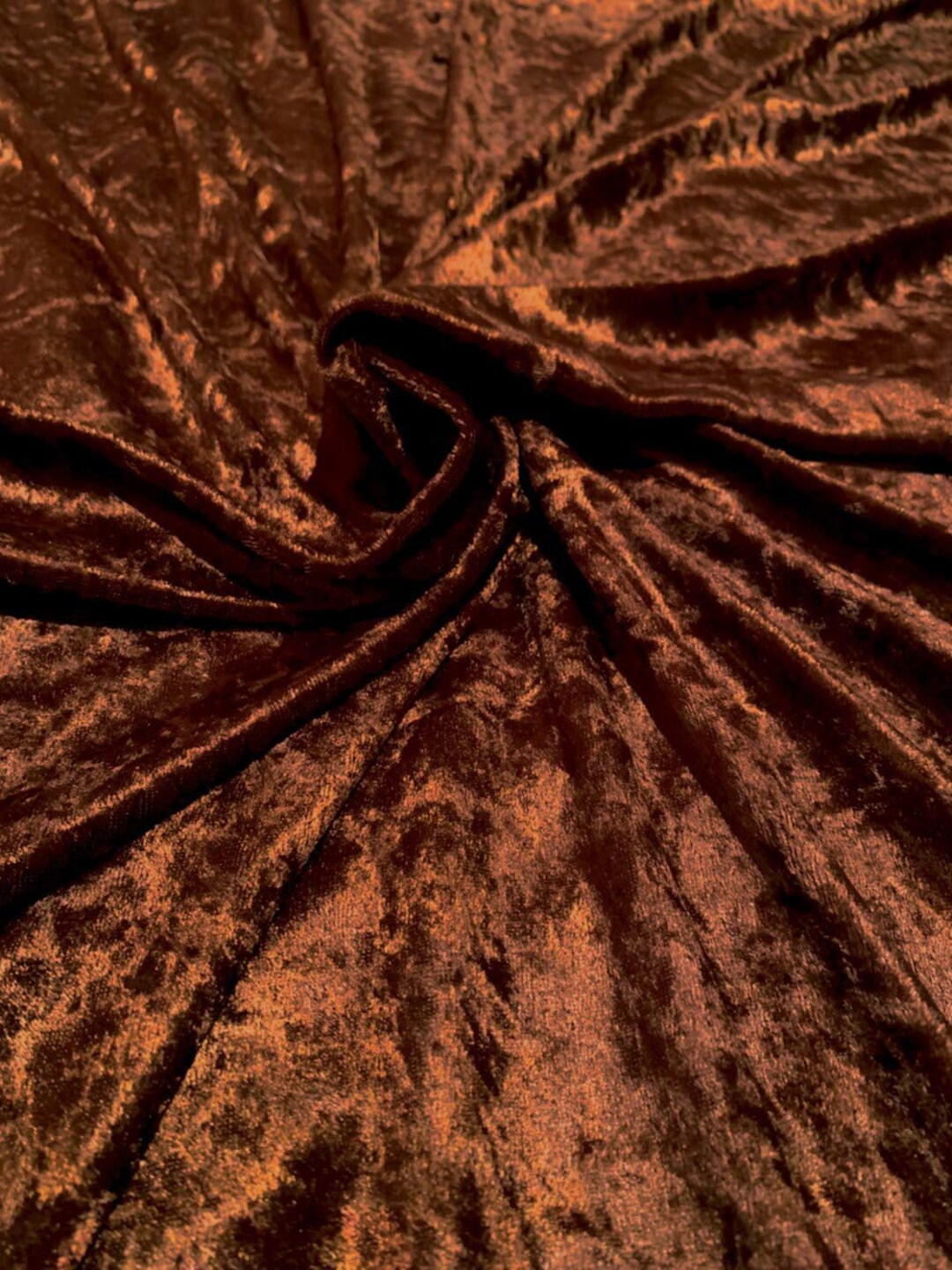 58 Brown Stretch Velvet Fabric by the Yard Machine - Etsy