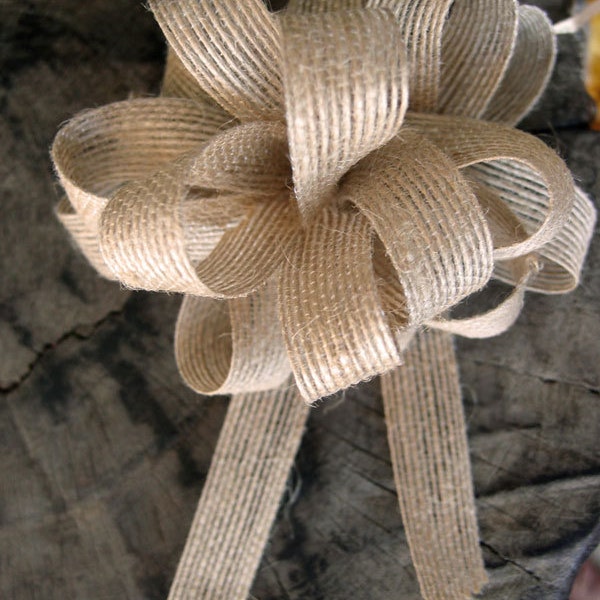 Jute Bow - Etsy