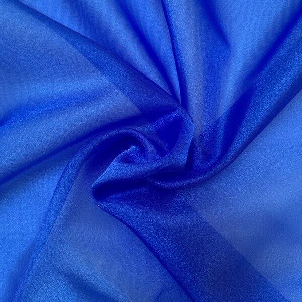 Royal Blue Organza - Etsy