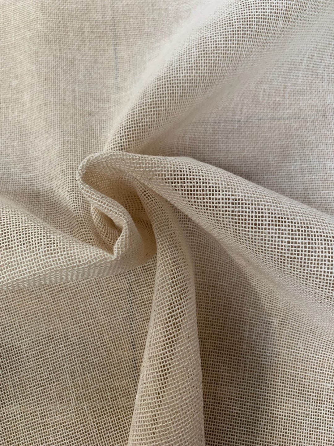 60" Wide Natural Sheer Osnaburg Fabric by the Yard - 100% Cotton - Etsy