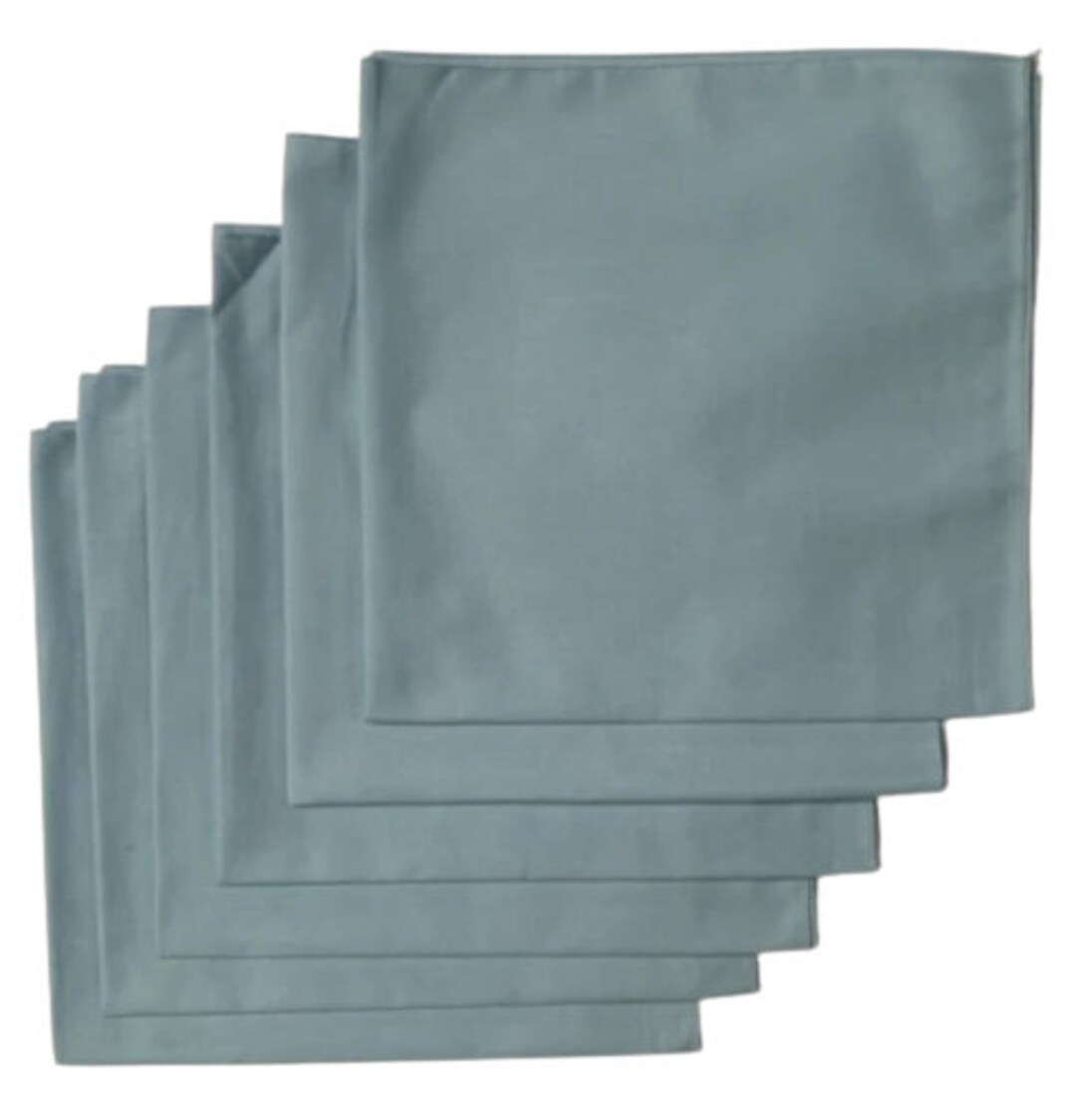 Made in the USA Solid Color Bandanas Light Blue 60 Pack 100% Cotton 22 ...