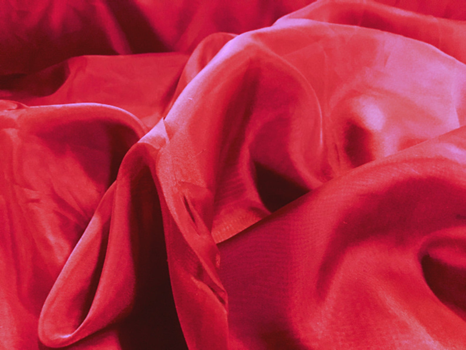 Red Voile Fabric 118 Wide by the Yard 100% Polyester | Etsy