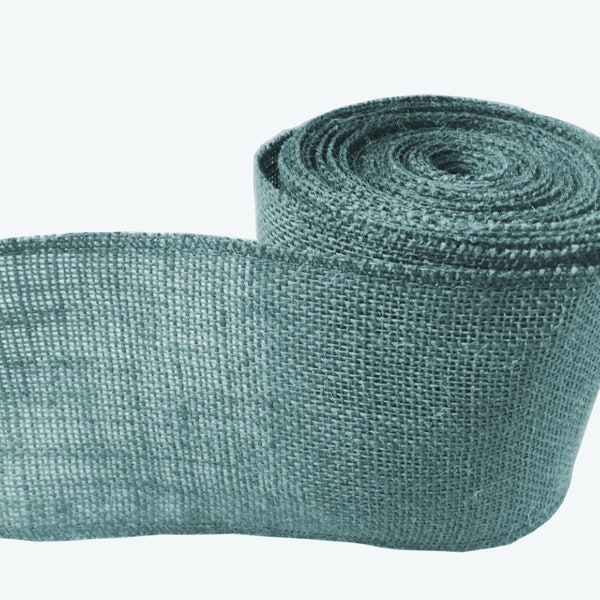 Blue Burlap Fabric - Etsy