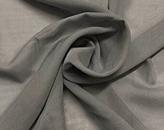 Jolene GREY Polyester Two-tone Chiffon Fabric by the Yard - Etsy