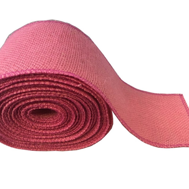 Pink Burlap - Etsy