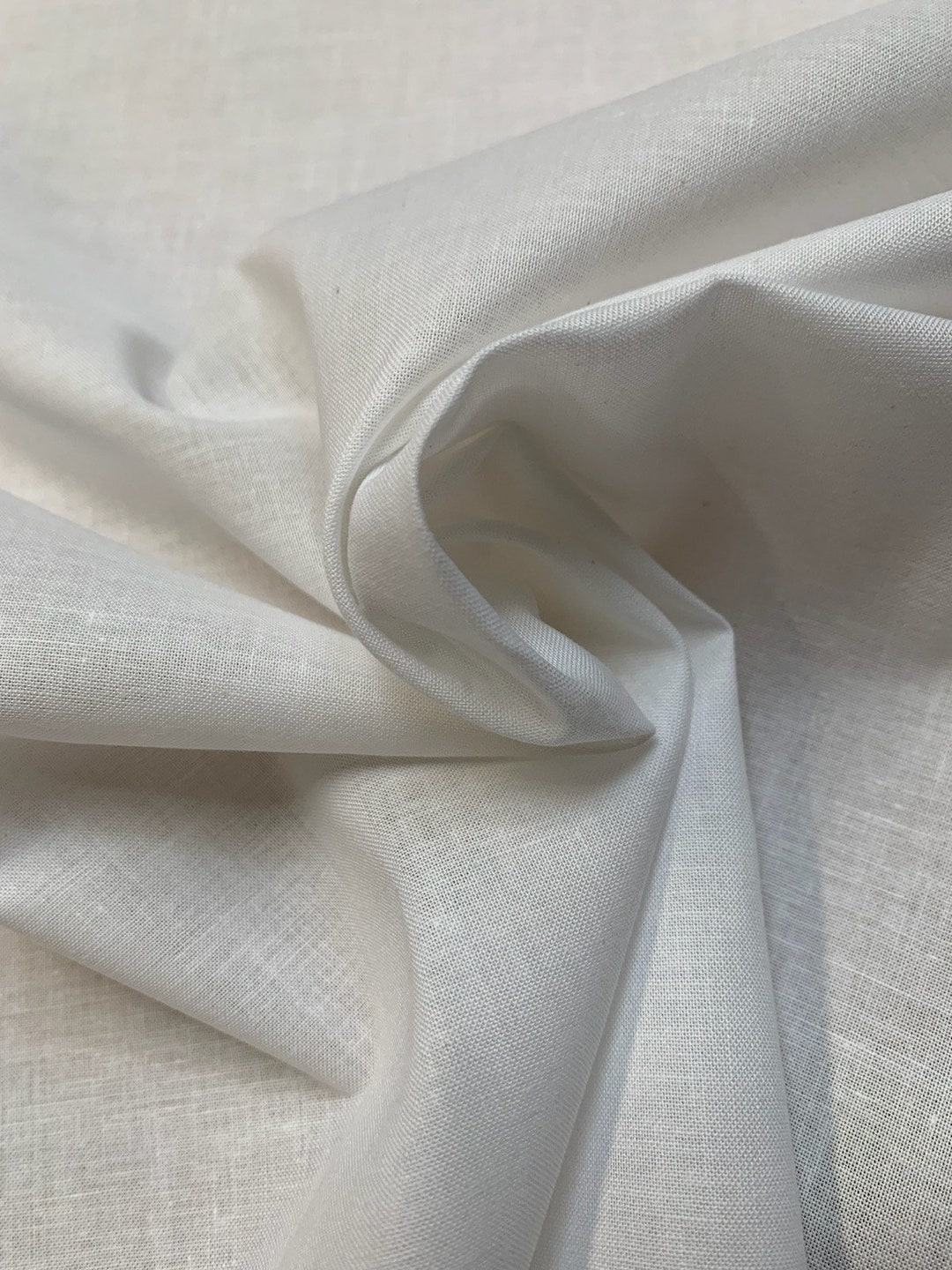 45" White Muslin Fabric - by the Yard 100% Cotton - Etsy