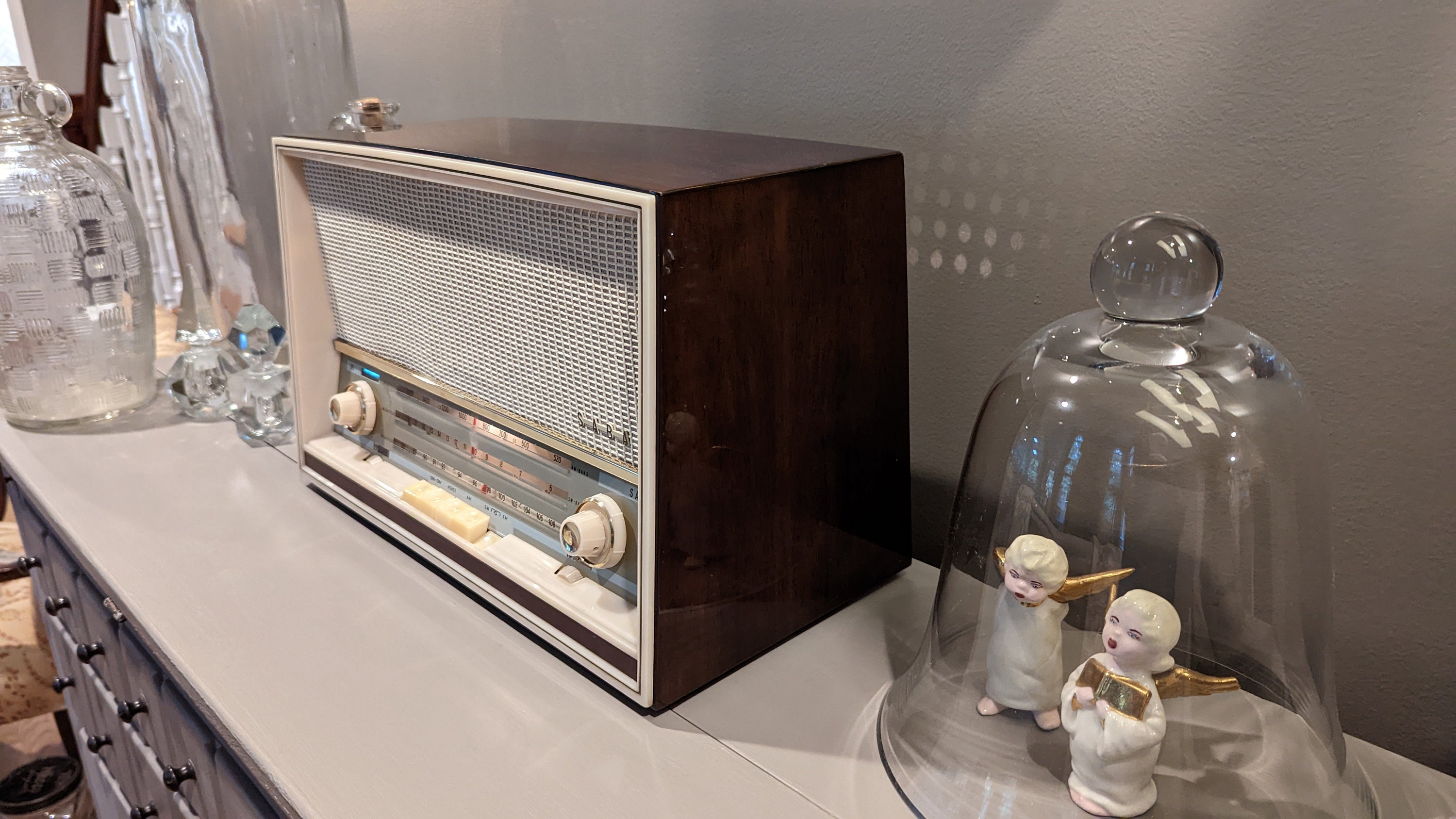 1962 Vintage German Saba Model 90/11K AM FM SW Tube Radio - Etsy