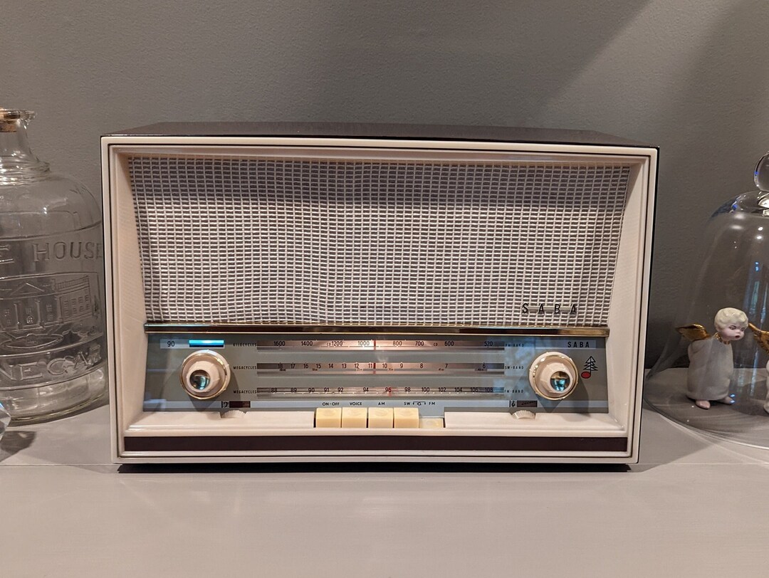 1962 Vintage German Saba Model 90/11K AM FM SW Tube Radio - Etsy