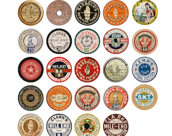 Set of 8 Vintage Thread Spool Sewing Cabinet Drawer Knobs | Etsy