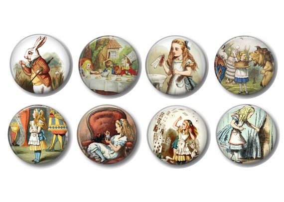 Set of 8 Handmade Alice in Wonderland Dresser Drawer Knobs - Etsy