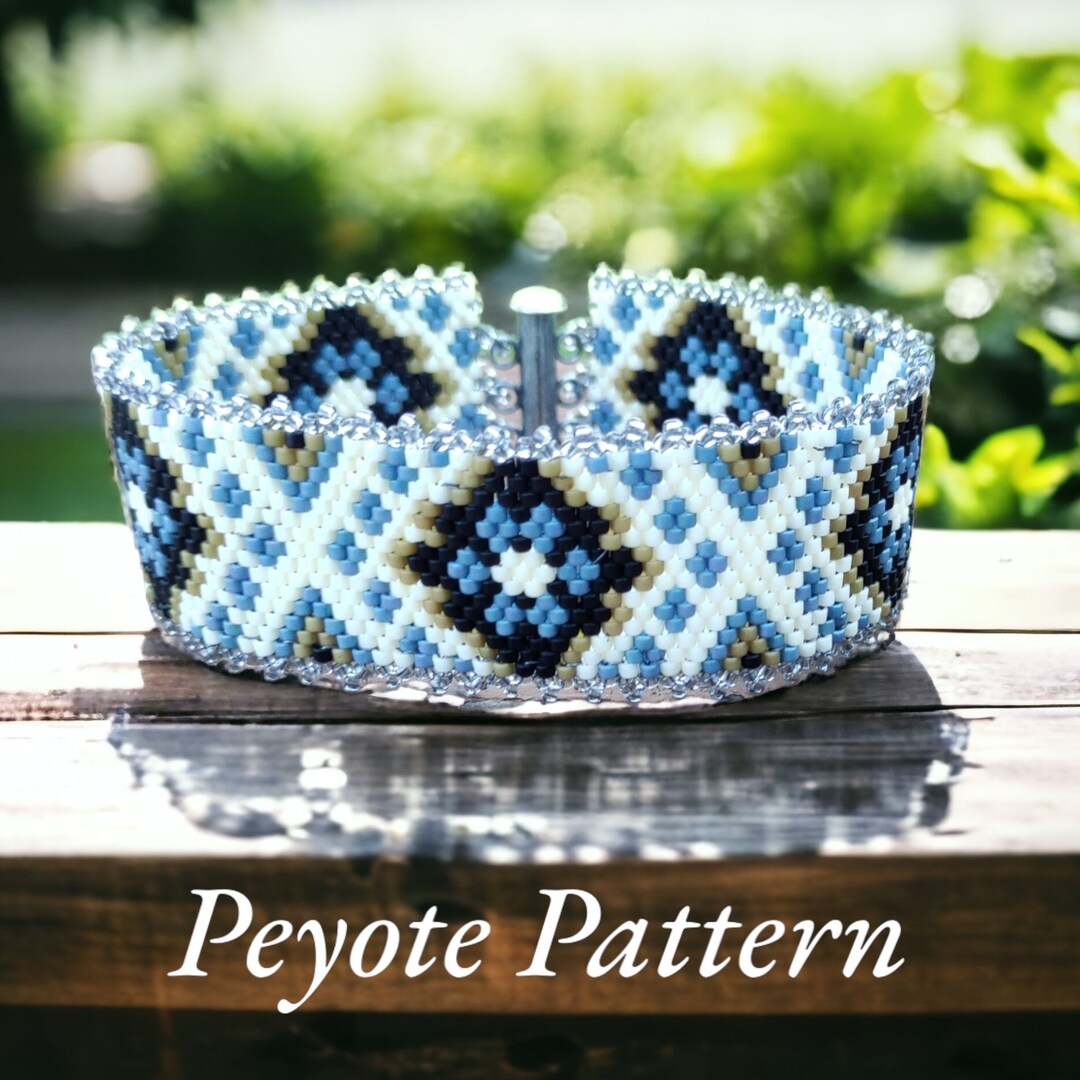 Tranquil Flower Odd Count Peyote Bracelet Pattern, Digital Download - Etsy