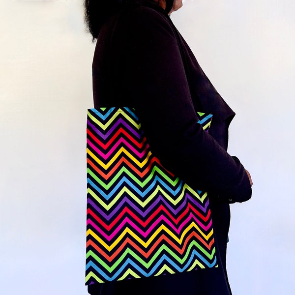 Chevron Lunch Bag - Etsy