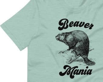 Beaver T Shirt - Etsy