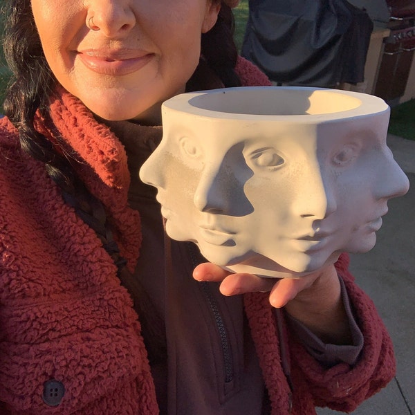 Multi Face Planter - Etsy