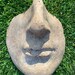 Hypertufa Cement Garden FACE Moss Growing Garden Decor - Etsy