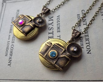 Camera locket | Etsy