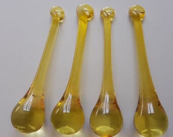 Light Green Crystal Rain Drops 20mm X 80mm Set of 4 - Etsy